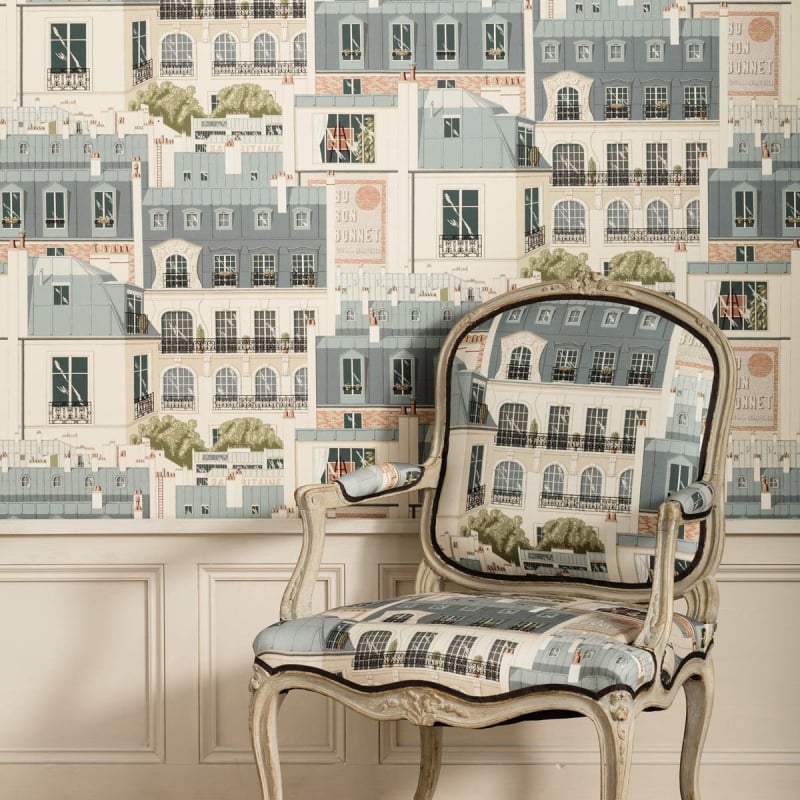 Papier peint Les Toits de Paris - Manuel Canovas