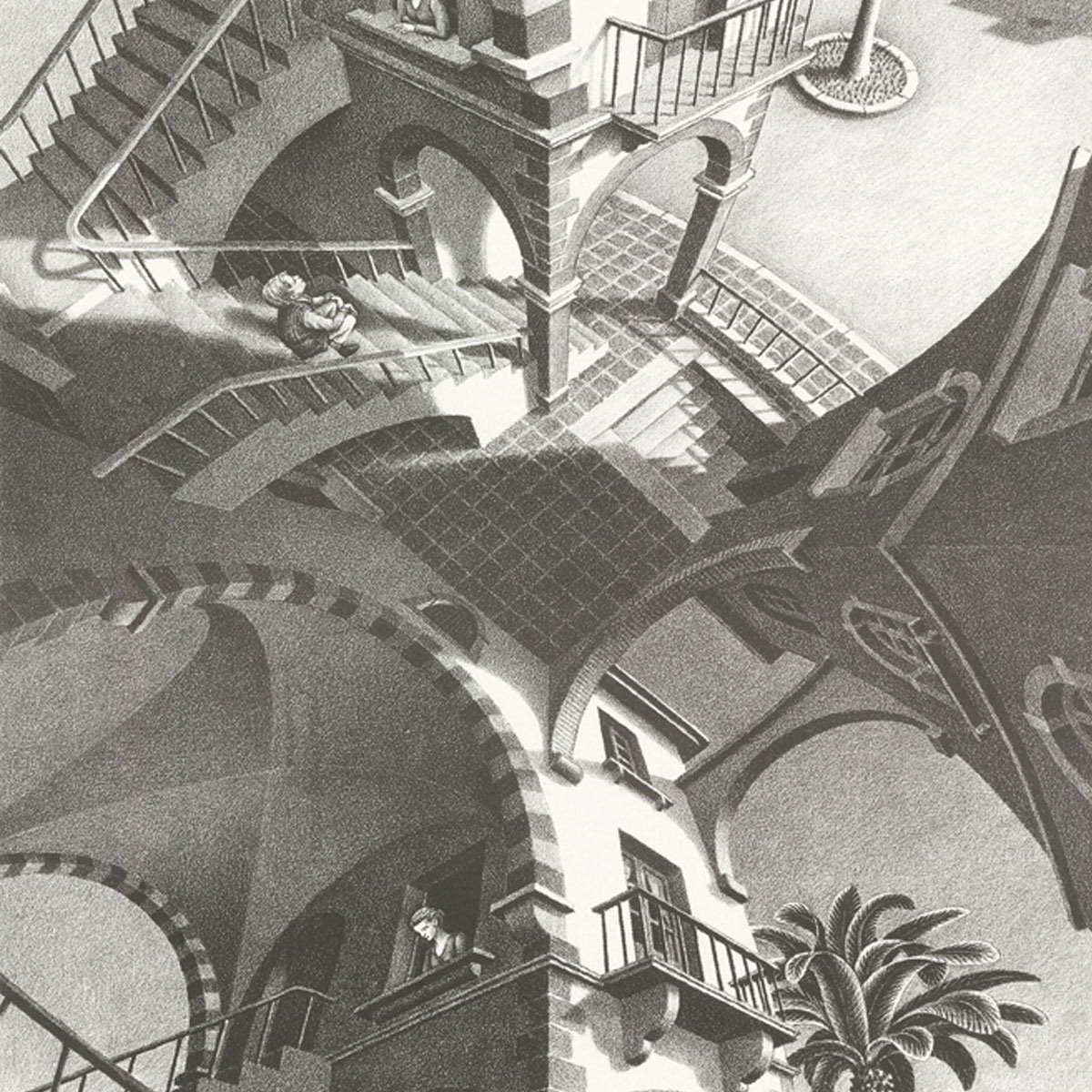 Fondo De Pantalla De Arte De Mc Escher 18 Impresiones Famosas De M.C.