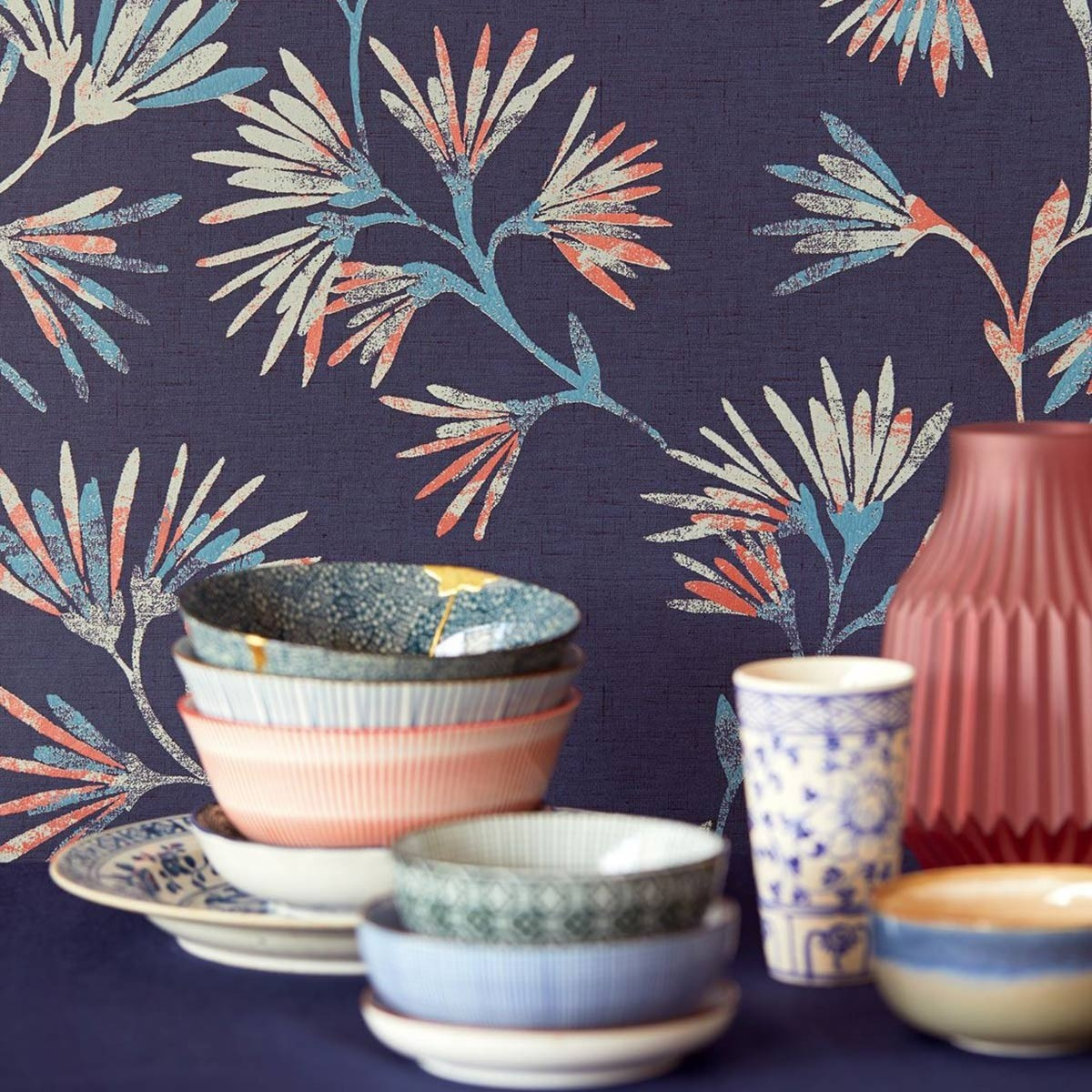 Papel pintado de hojas - Eijffinger