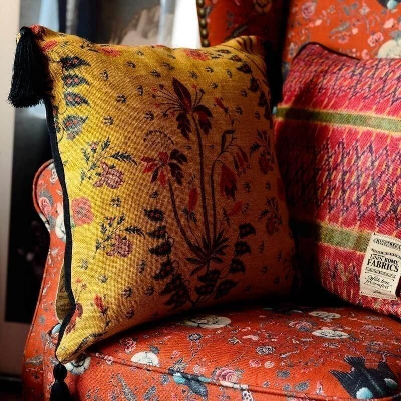 Gypsy Ochre Fabric - Mindthegap