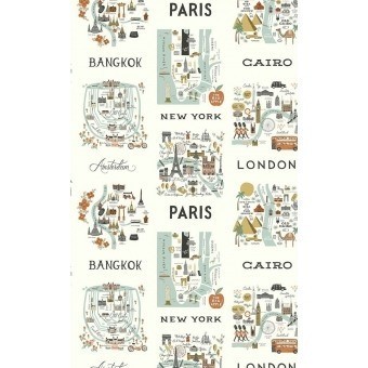 City Maps Wallpaper - Rifle Paper Co.