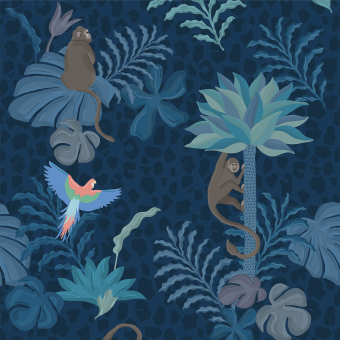 Singerie Wallpaper - Maison Martin Morel