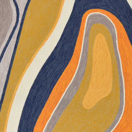 Tapis Aura Ochre in-outdoor - Brink & Campman