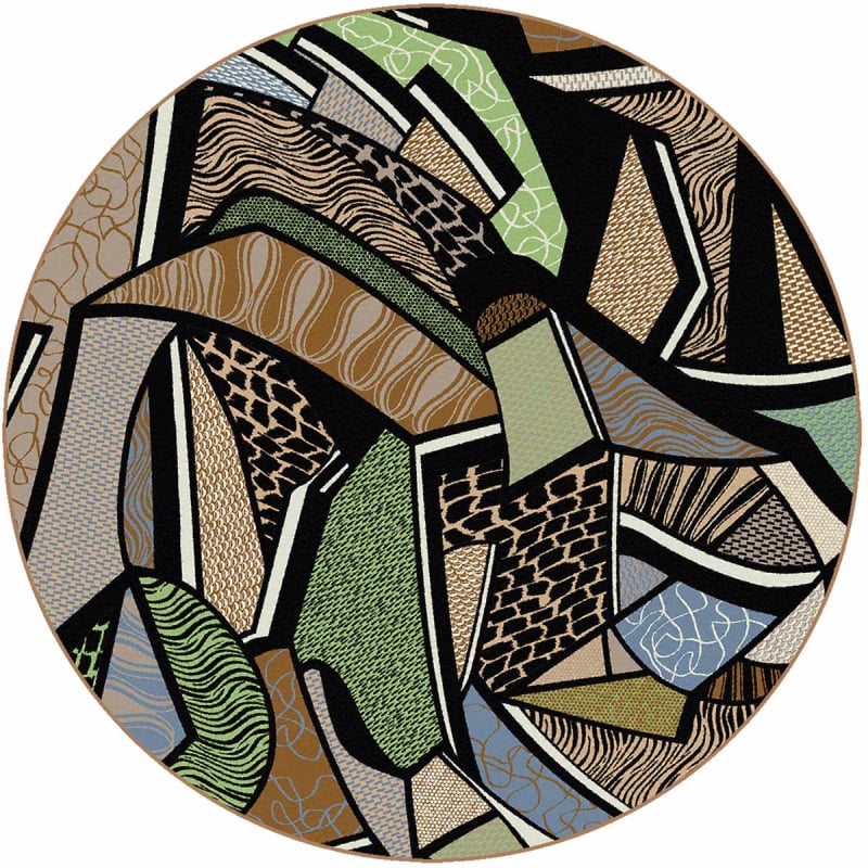 Patchwork Rond Rug - Yo2