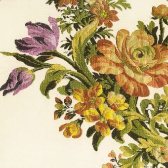 Ribbon Bouquet Fabric - Rubelli