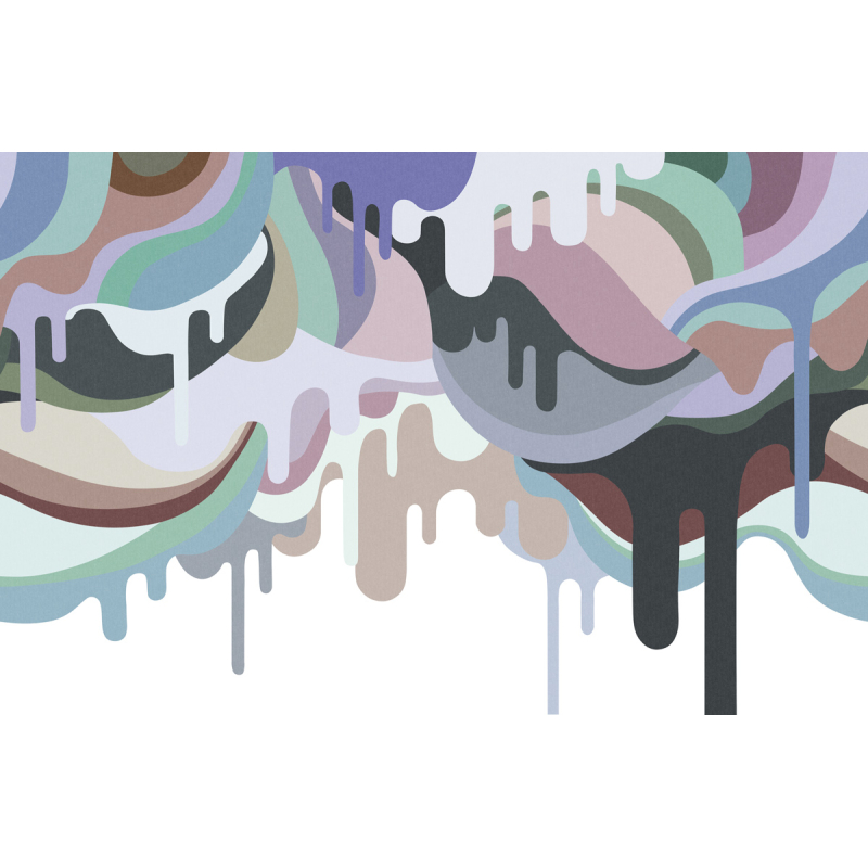 Dripping Ice Cream Pastel Panel - Rebel Walls