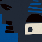 Babylone Blue XXL Velvet - Babel Brune