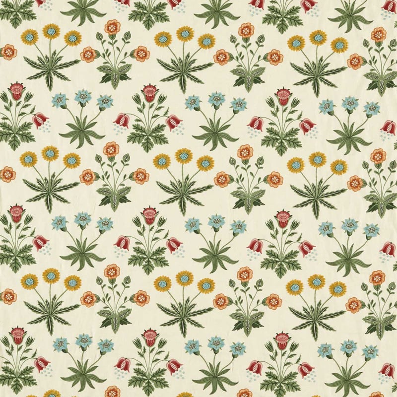 Daisy Embroidery Fabric - Morris and Co