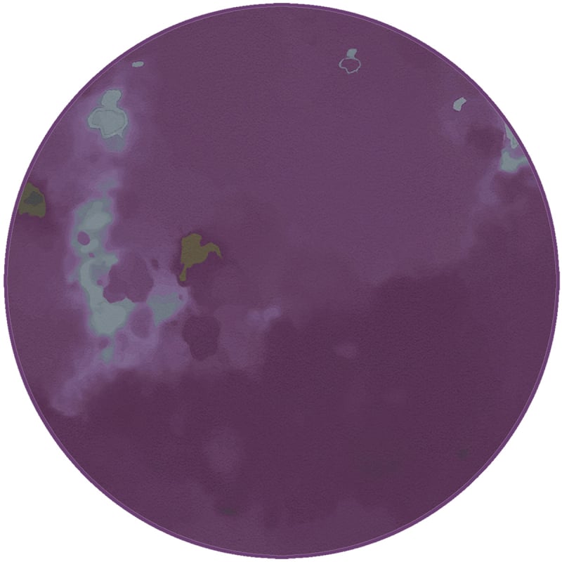 Tapis Mystifying Tints Rond 4 - Yo2