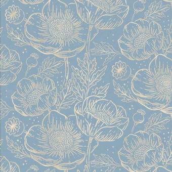 Papier peint panoramique Golden Poppy - Rebel Walls